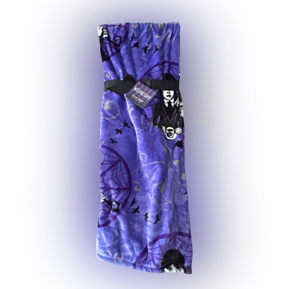 TJMAXX | Holiday | Wednesday Addams Purple Throw Blanket | Poshmark